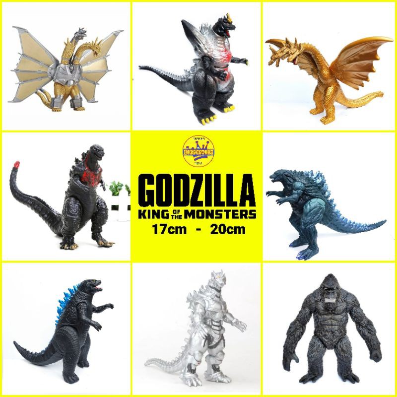 Jual Action Figure GODZILLA & KAIJU - Miniatur Pajangan Mainan Monster Ultraman Dinosaurus ...