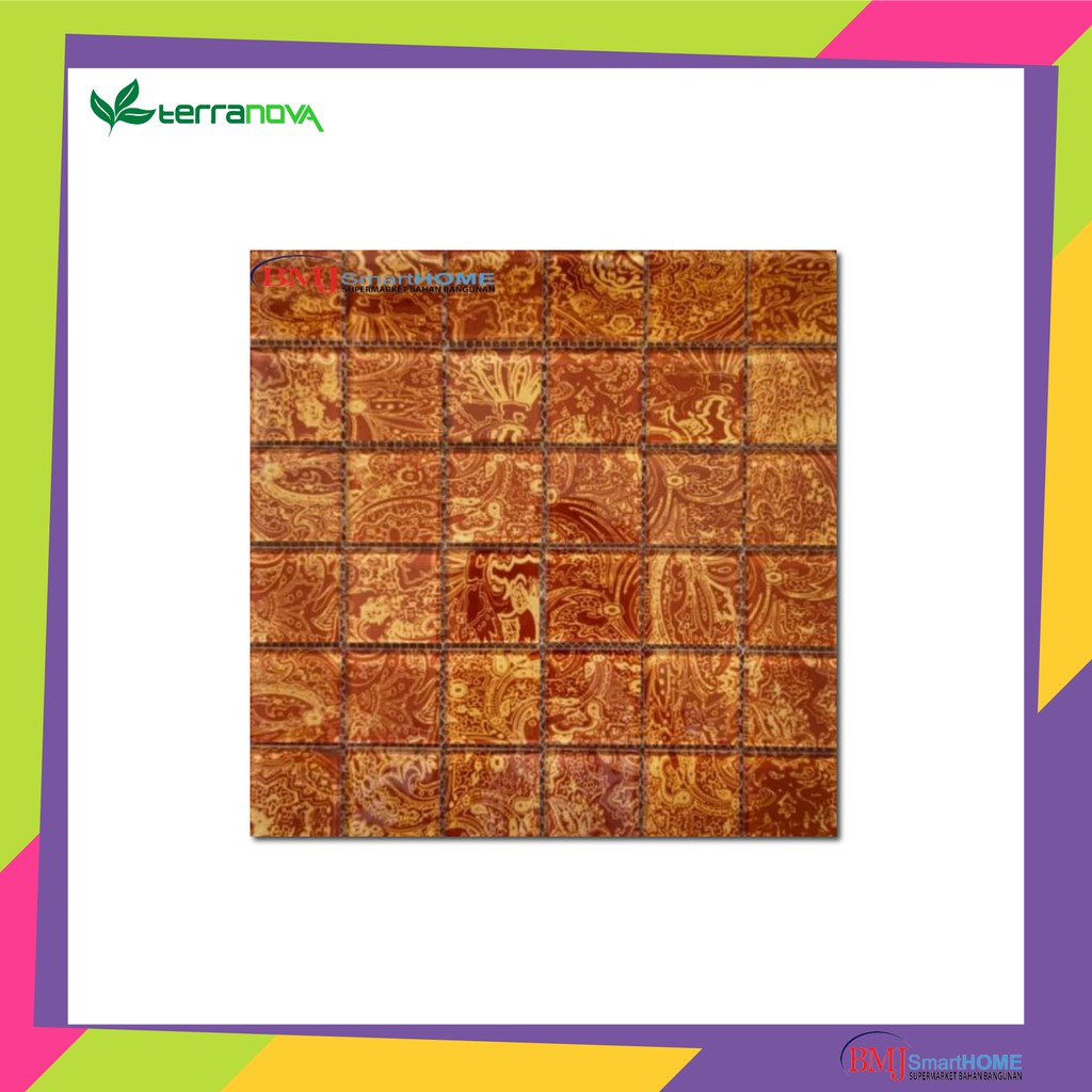 Jual KERAMIK MOZAIK KACA 48438 UK 30X30 CM | Shopee Indonesia