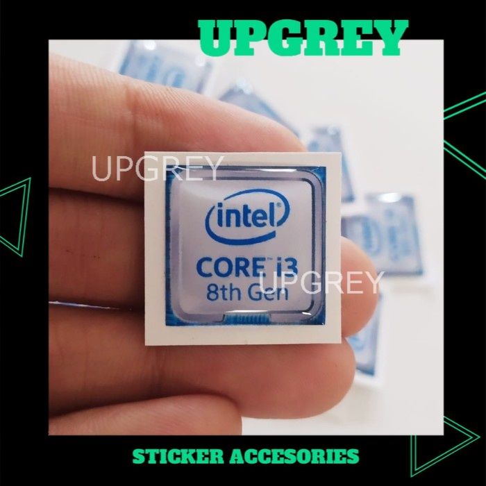 Jual STIKER TIMBUL LOGO INTEL CORE i3 8th STIKER LAPTOP PC KOMPUTER ...