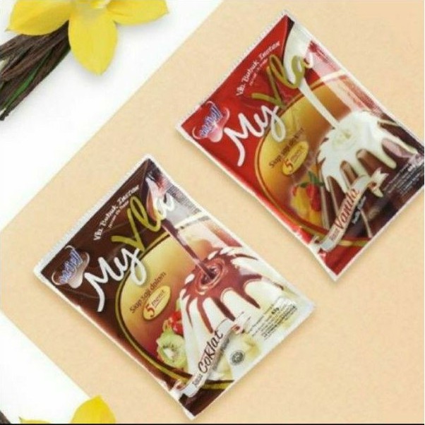 Jual My Vla Pudding Bubuk Instant rasa Vanila / Coklat Forisa 60 gr ...