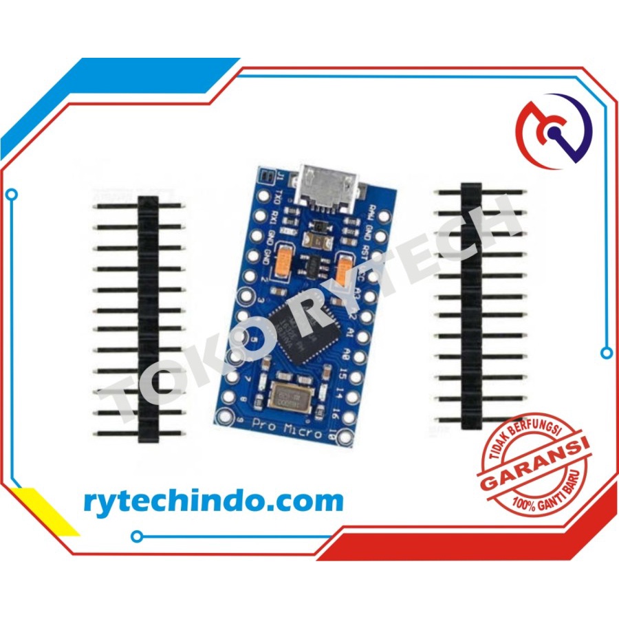 Jual ARDUINO PROMICRO PRO MICRO ATMEGA32U4 5V MICRO USB | Shopee Indonesia