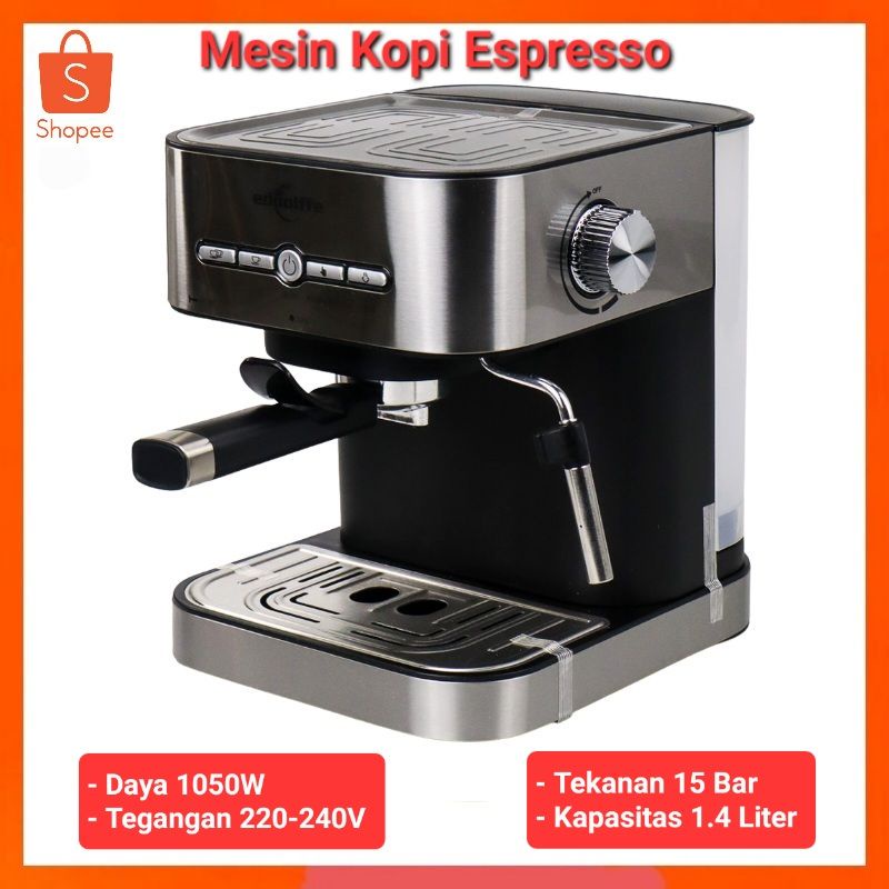 Jual Mesin Kopi Espresso Semi Automatic Italian Coffee Maker Mesin Pembuat Kopi Machine 15 Bar ...
