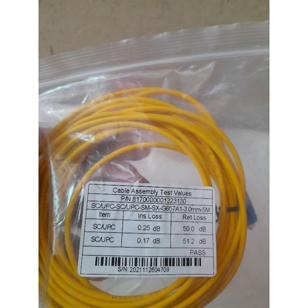 Jual Patchcore Pigtail Fiber optic Kepala Kanan Kiri | Shopee Indonesia