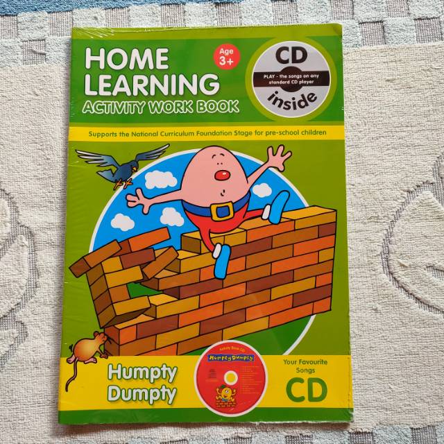 Jual HOME LEARNING ACTIVITY WORK BOOK HUMPTY DUMPTY (With CD INSIDE ...