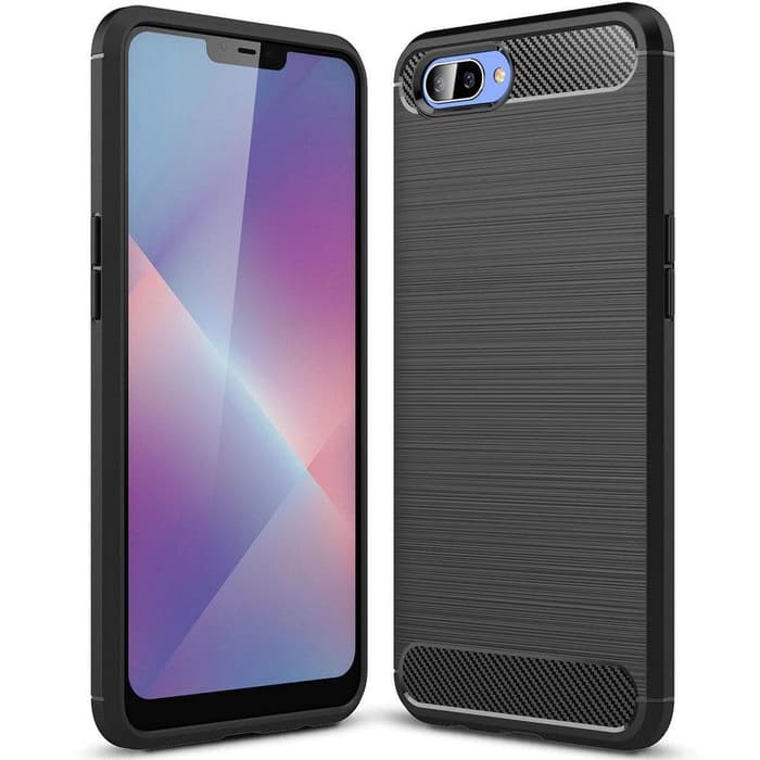 Jual Case For Realme C1 Premium Softcase iPAKY Carbon | Shopee Indonesia