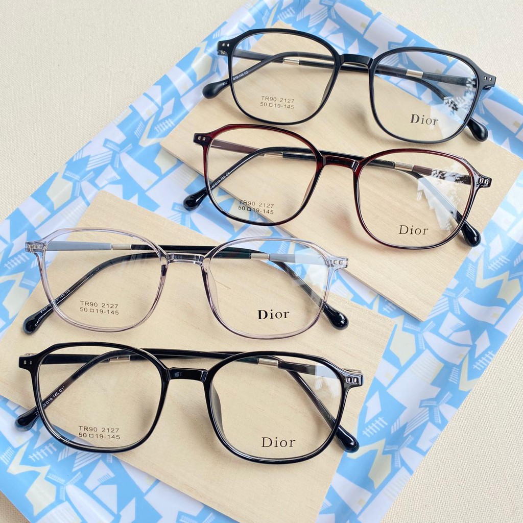 Jual Frame kacamata baca Frame 2127 Size 50-19-145 Fullset | Shopee ...