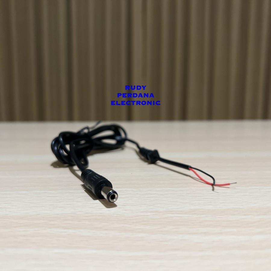 Jual KABEL JACK DC MALE 5.5x2.1 MM BUNTUNG 150CM POWER SUPPLY ADAPTOR ...