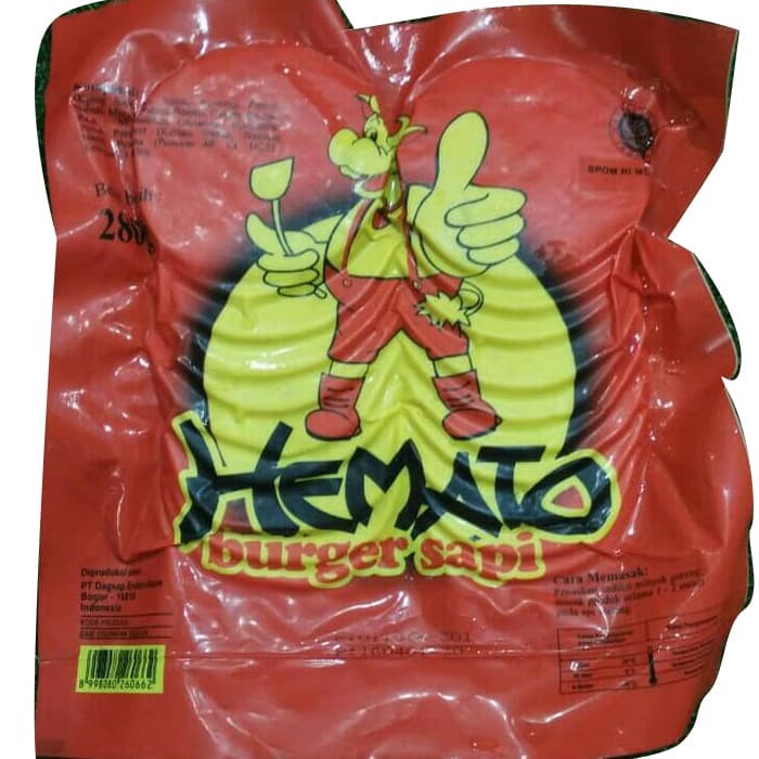 Jual Hemato Daging Burger Sapi Mini 280 gram isi 20 pcs | Shopee Indonesia