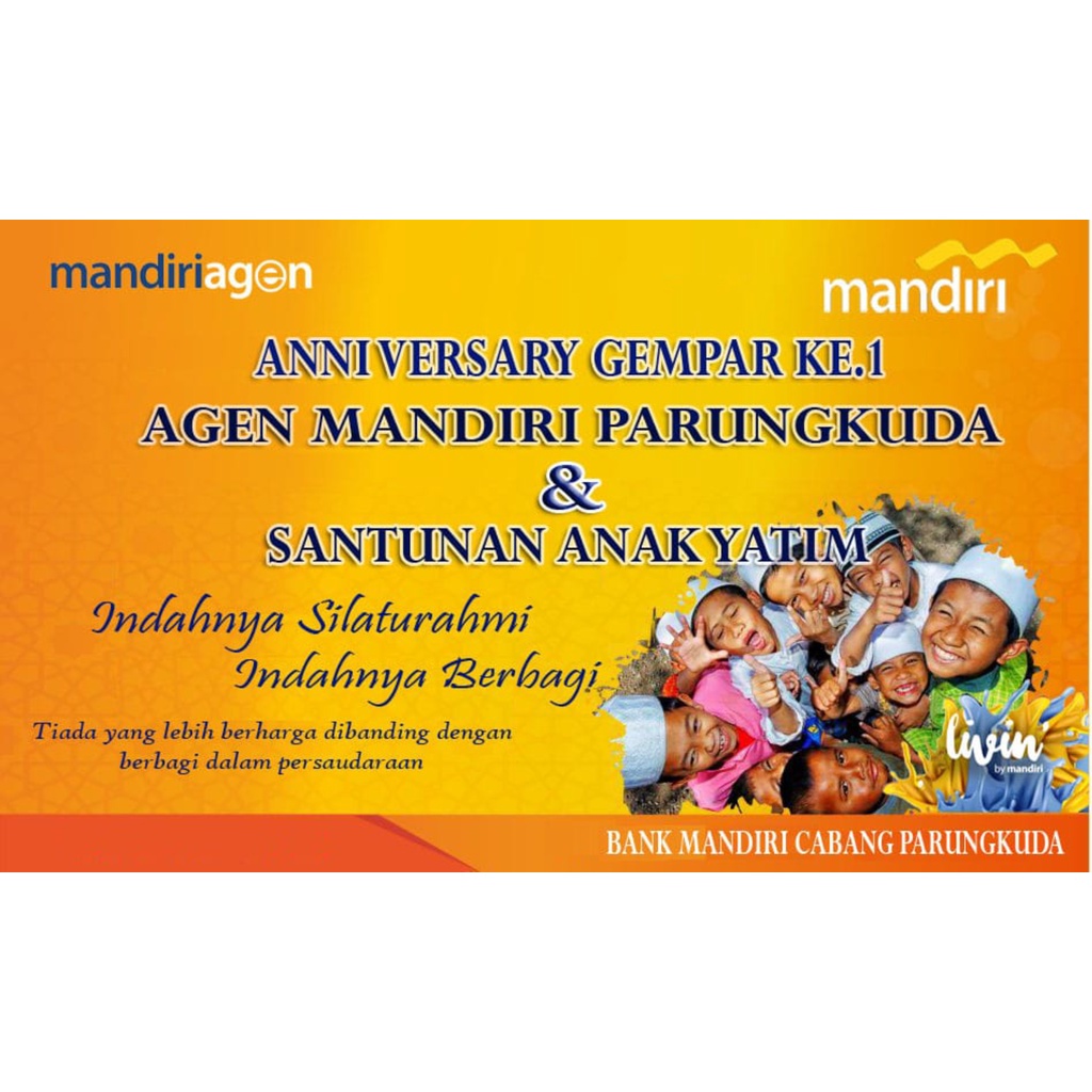 Jual SPANDUK AGEN MANDIRI / LESTARI PRINT | Shopee Indonesia
