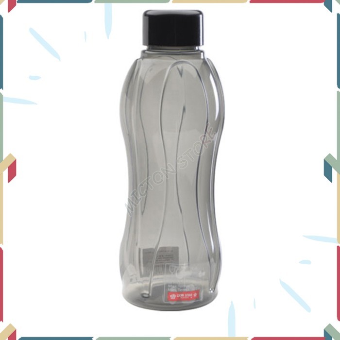 Jual MICTON Lion Star NH-81 Hydro Bottle 1500 ml Botol Minum Plastik Hitam | Shopee Indonesia