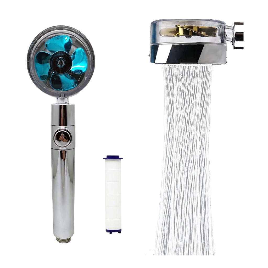 Jual Jet Turbo Fan Shower Head Water Saving High Tekanan Tinggi Baling ...
