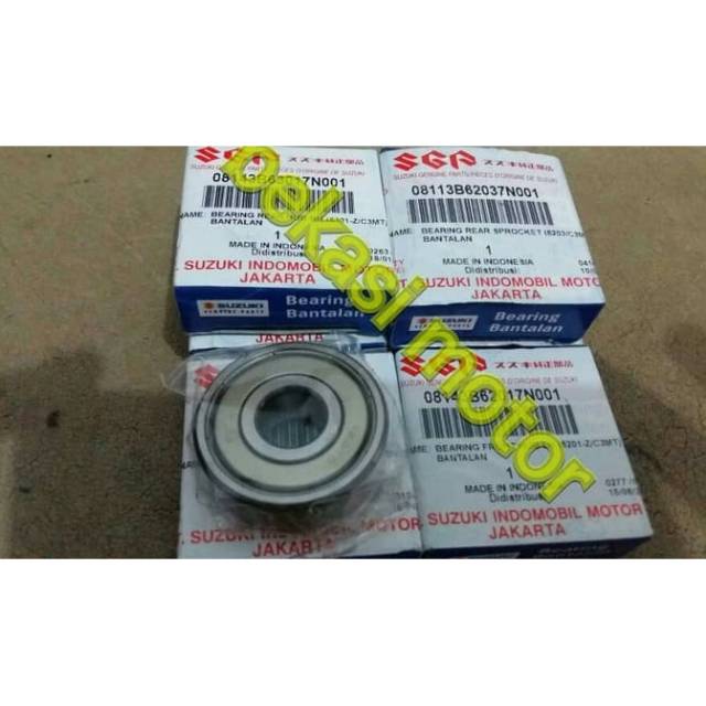 Jual set Laher bearing roda depan belakang suzuki satria fu shogun 125 ...