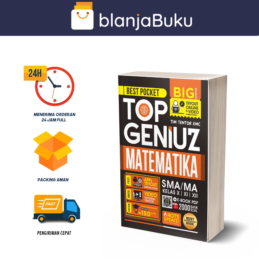 Jual BUKU SMA SMART GENIUS FISIKA,KIMIA,BIOLOGI,MATEMATIKA / SMART ...