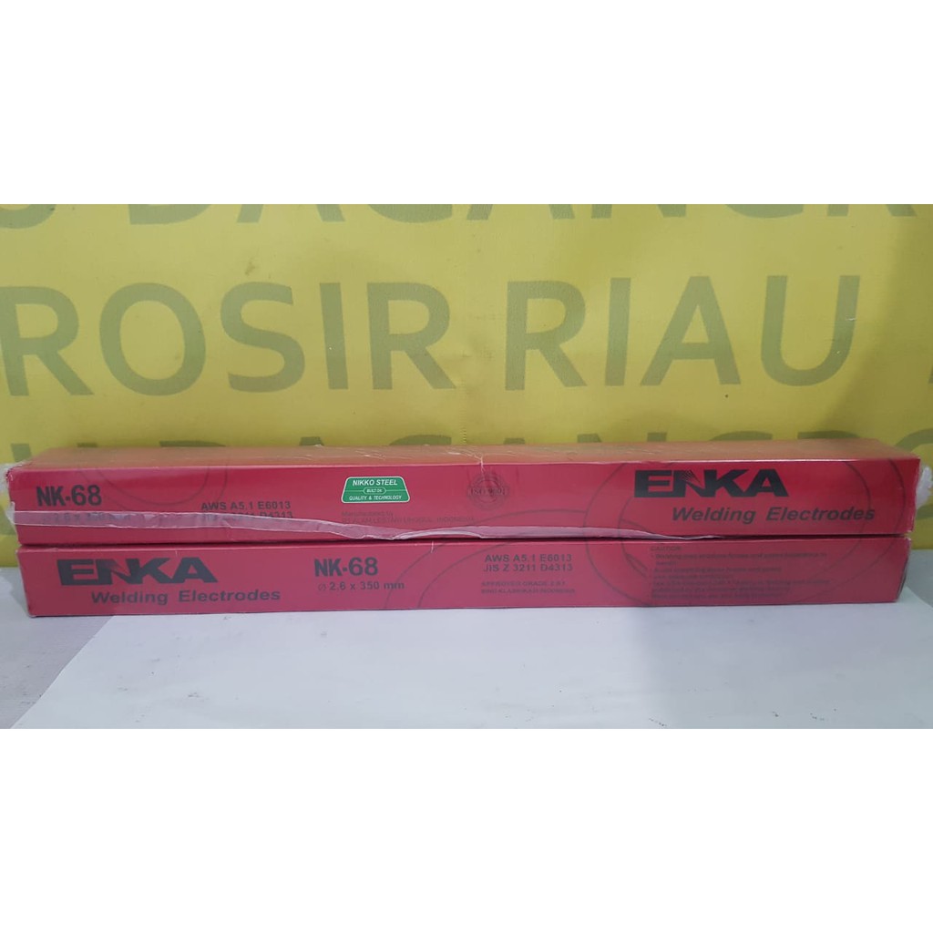 Jual Kawat Las NK-68 2.6mm |Kawat Las Listrik ukuran 2,6mm ENKA|Welding Electrodes Tebal 2,6mm ...