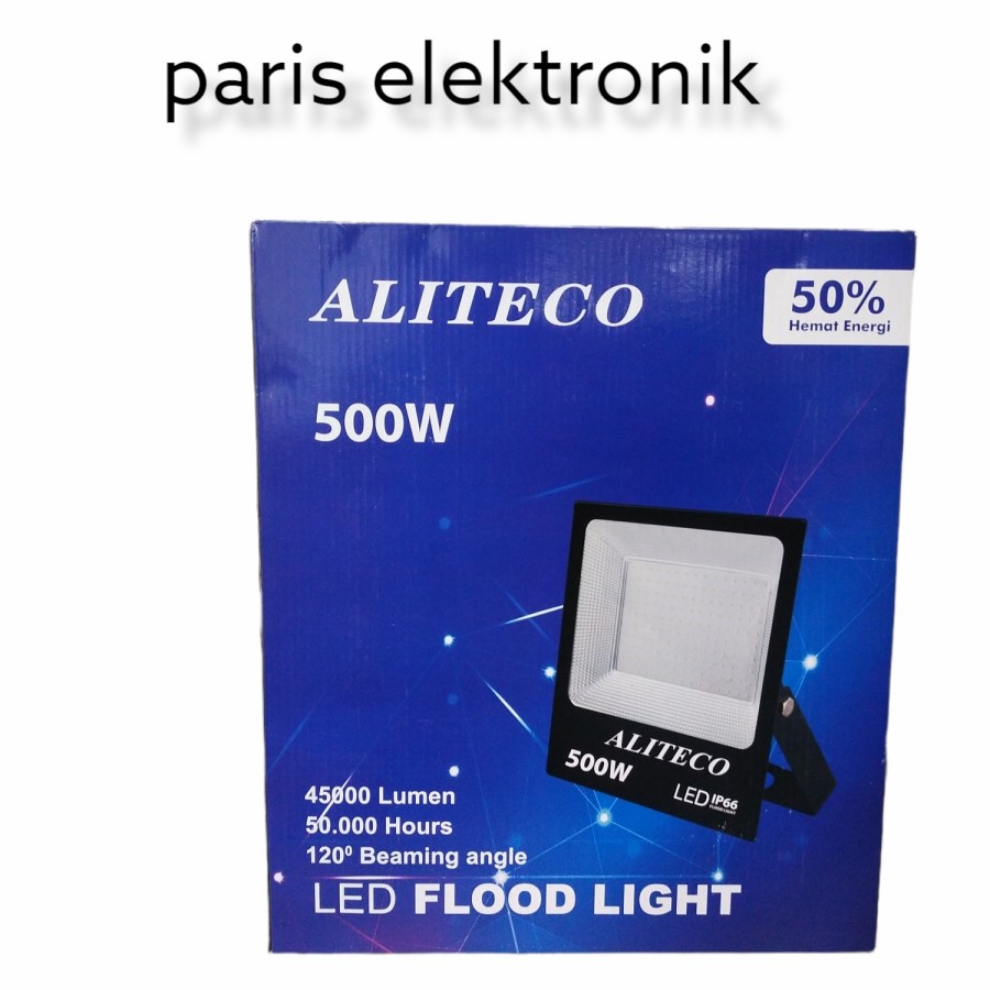Jual LAMPU SOROT LAMPU TEMBAK FLOOD LIGHT ALITECO 500 WATT | Shopee Indonesia