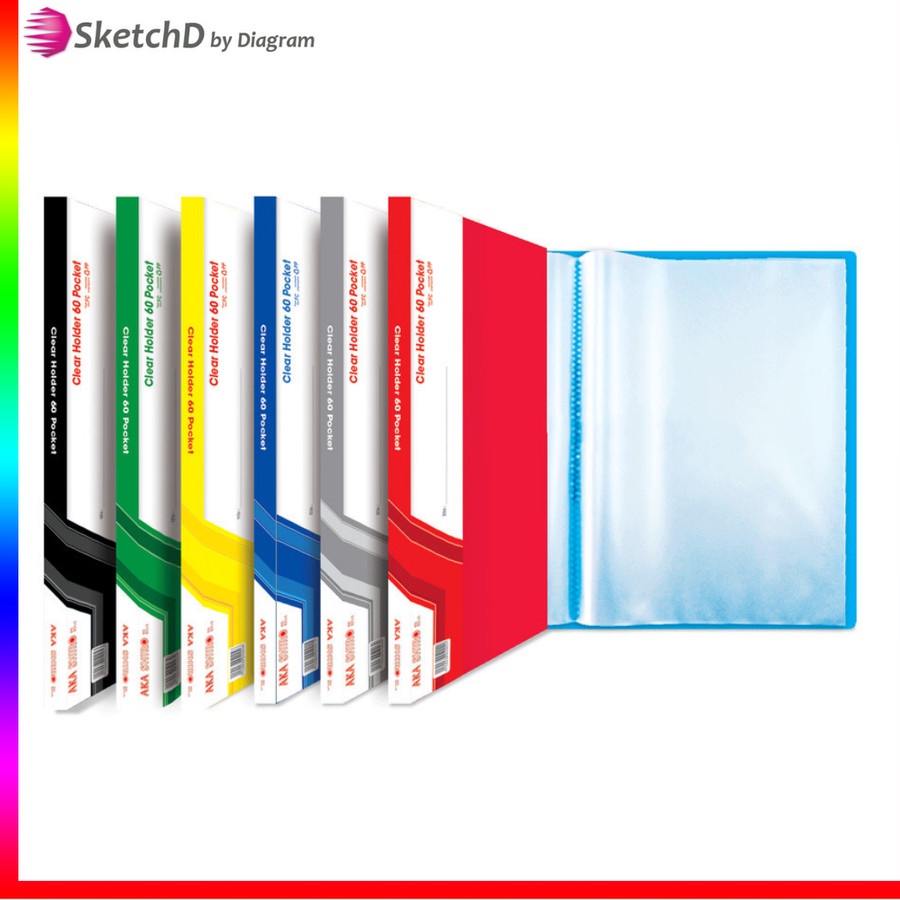 Jual Map Clear Holder F4 Akashiro 60 sheet - Document Keeper - Display ...