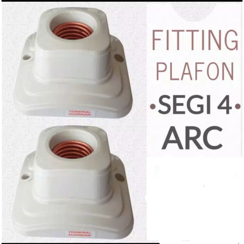Jual FITTING PLAFON SEGI 4 NEW - FITTING TEMPEL SEGI 4 NEW - FITTING ...