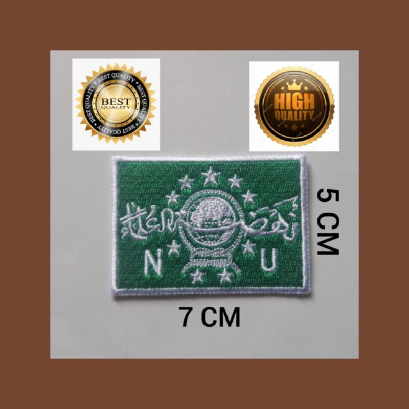 Jual Emblem Bordir Logo NU 7x5cm / Bordir Computer High Quality ...