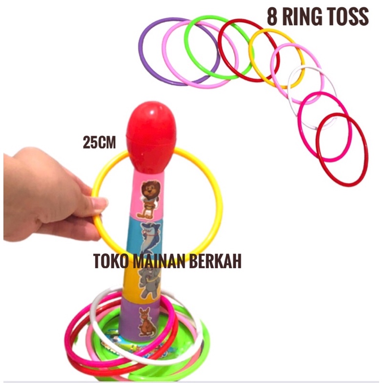 Jual MAINAN ANAK EDUKASI RING TOSS | LEMPAR CINCIN | Shopee Indonesia