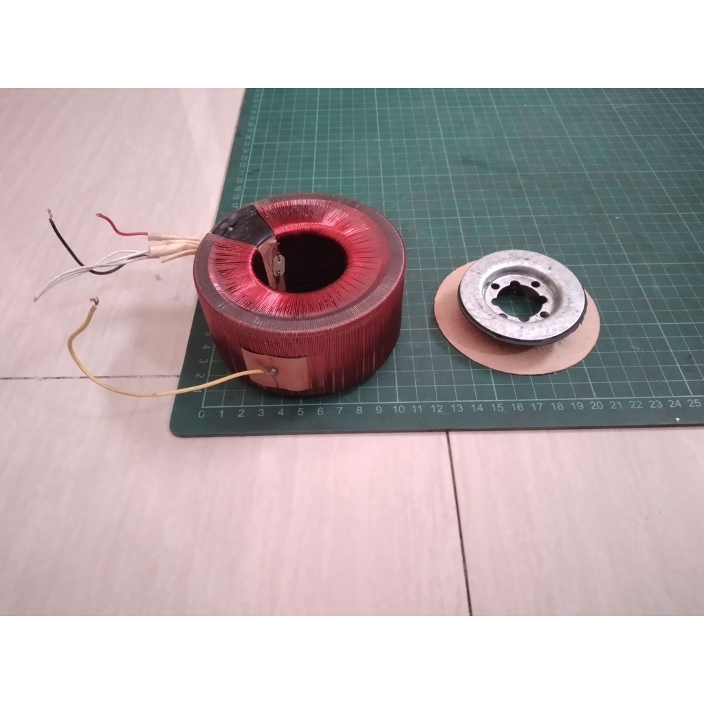 Jual Trafo Donat/Toroidal eks Voltage Stabilizer SVC-500N | Shopee ...