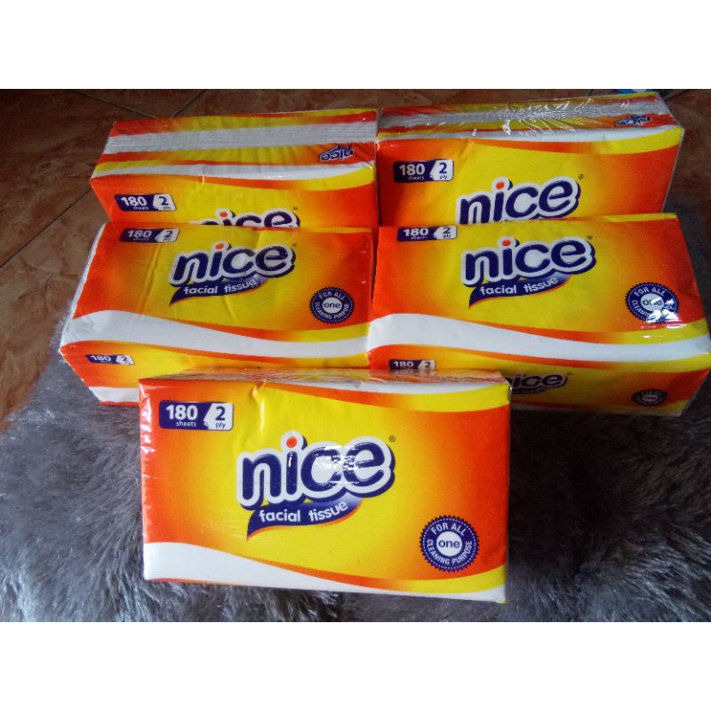 Jual tissue nice 180 sheets 2ply | Shopee Indonesia