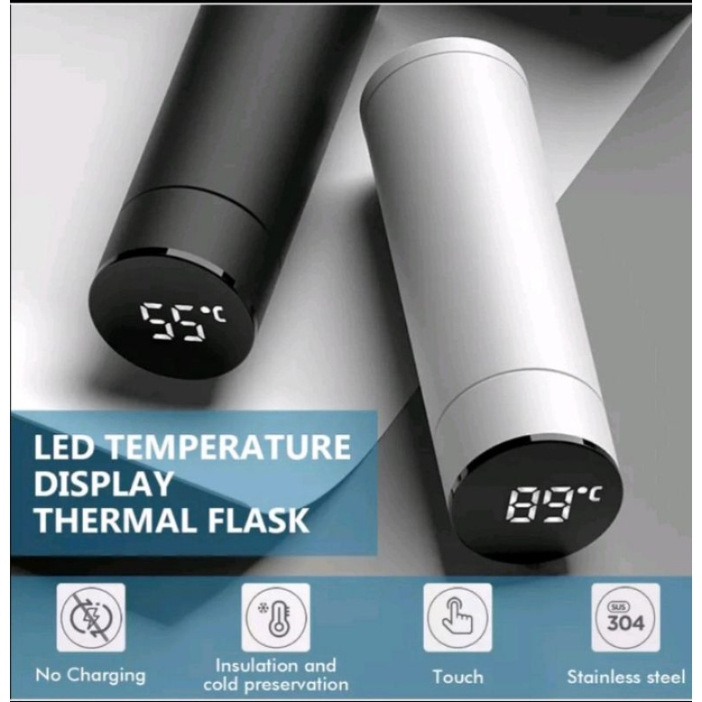 Jual Thermos Stainless Dengan Display Suhu Digital | Shopee Indonesia