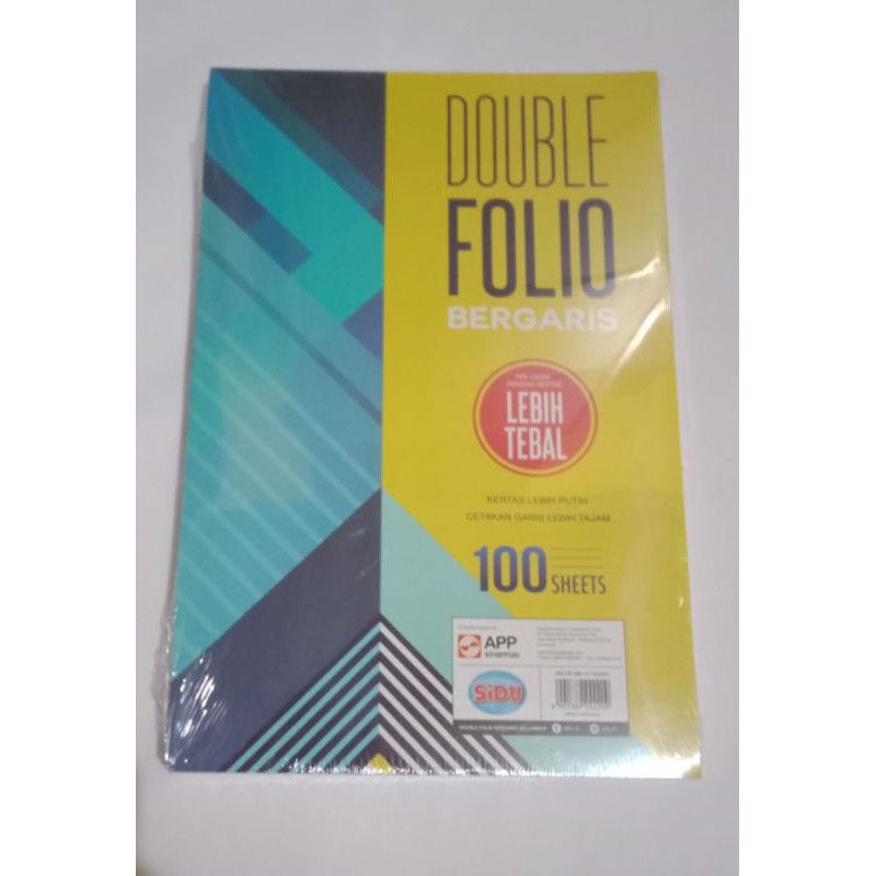 Jual DOUBLE POLIO BERGARIS 100SHEETS | Shopee Indonesia