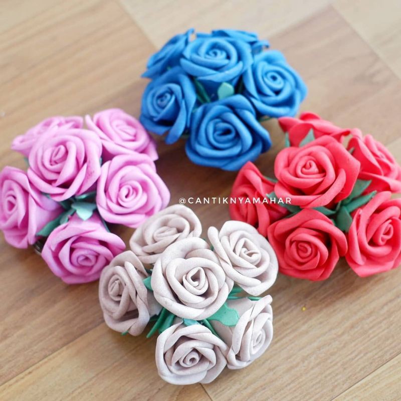 Jual Bunga Mawar Spons Adelle | Shopee Indonesia