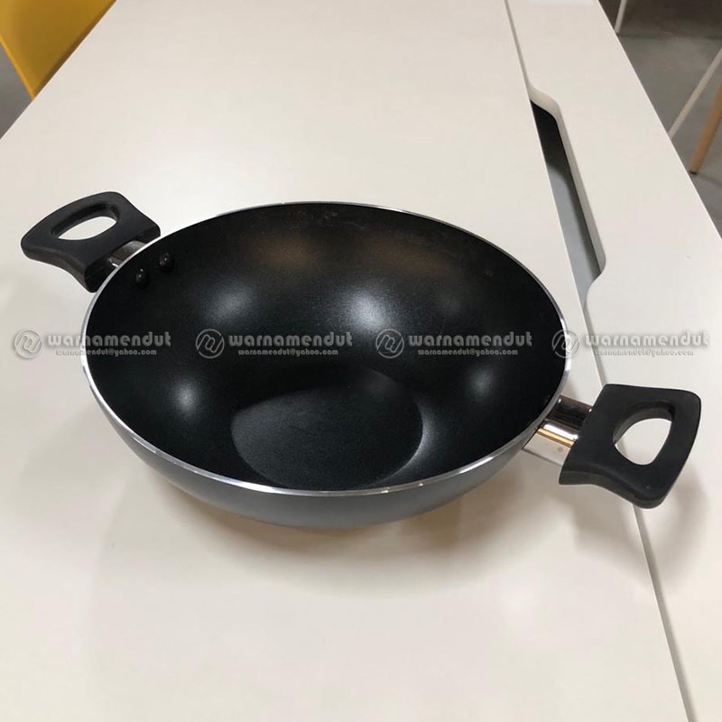 Jual Wajan kuali masak anti lengket lapis teflon diameter 24cm WEO ...