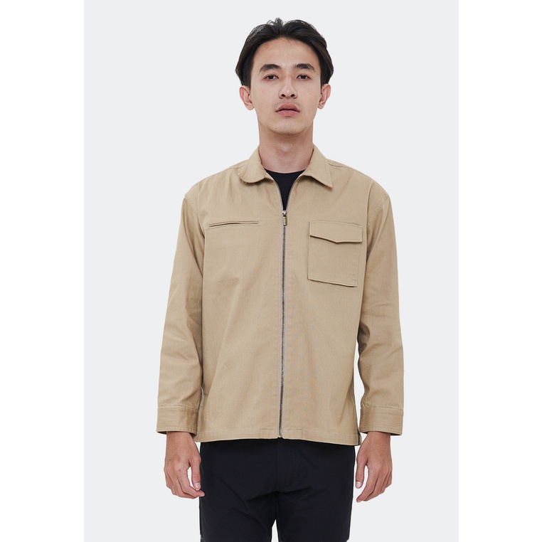 Jual MANZONE Jacket Outerwear - HELSINKI -khaki | Shopee Indonesia