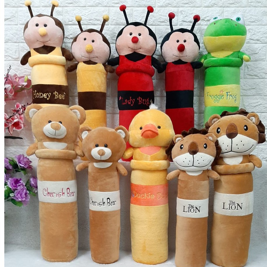Jual Guling Boneka Bebek Kodok Lebah Singa Animal L/70cm/Guling Animal ...