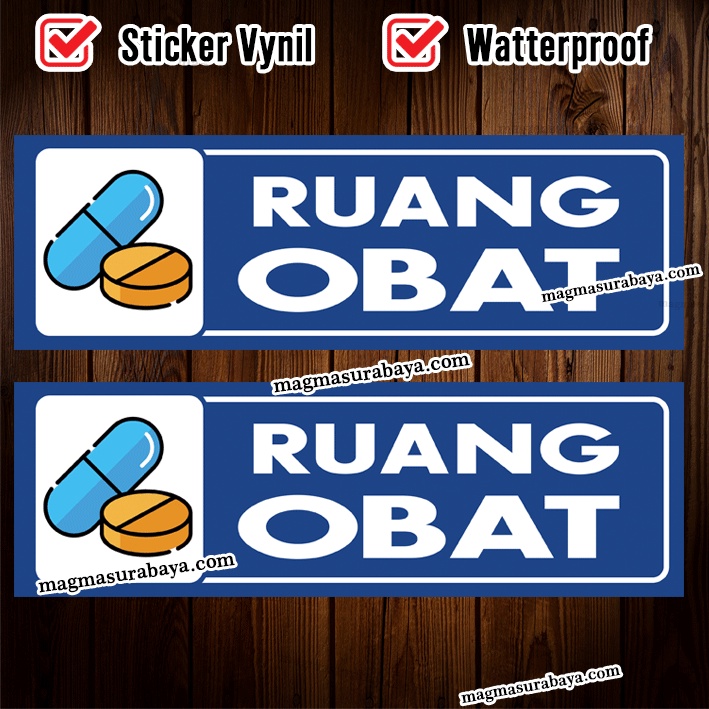 Jual Stiker Ruang Obat label sticker | Shopee Indonesia