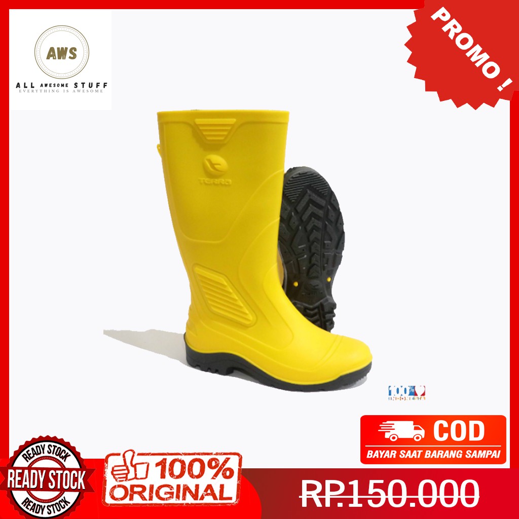 Jual BISA COD - AP Terra Eco 3 Kuning - Sepatu Boot Panjang - AP Boots ...