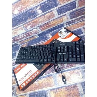 Jual Keyboard Laptop/PC ASUS NS-280 Business Keyboard USB dengan Koneksi Kabel | Shopee Indonesia