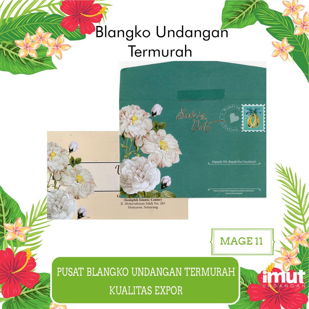 Jual Blangko Undangan Pernikahan Mage 11 Harga Murah | Shopee Indonesia