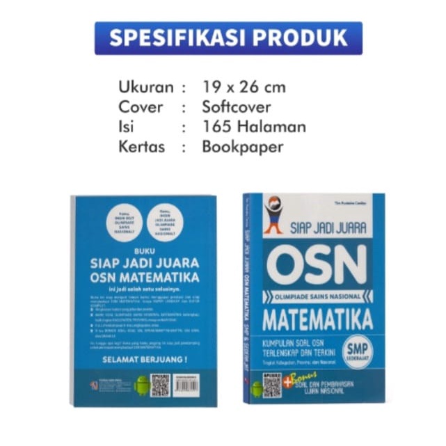 Jual BUKU OLIMPIADE SAINS NASIONAL OSN SMP / OSN MATEMATIKA , IPS, BIOLOGI, FISIKA | Shopee ...