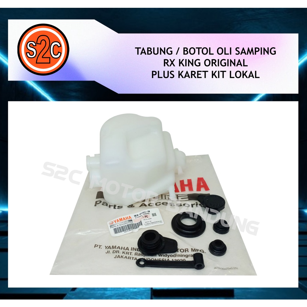 Jual BOTOL TABUNG OLI SAMPING RX KING RXKING ORIGINAL PLUS KARET SET ...