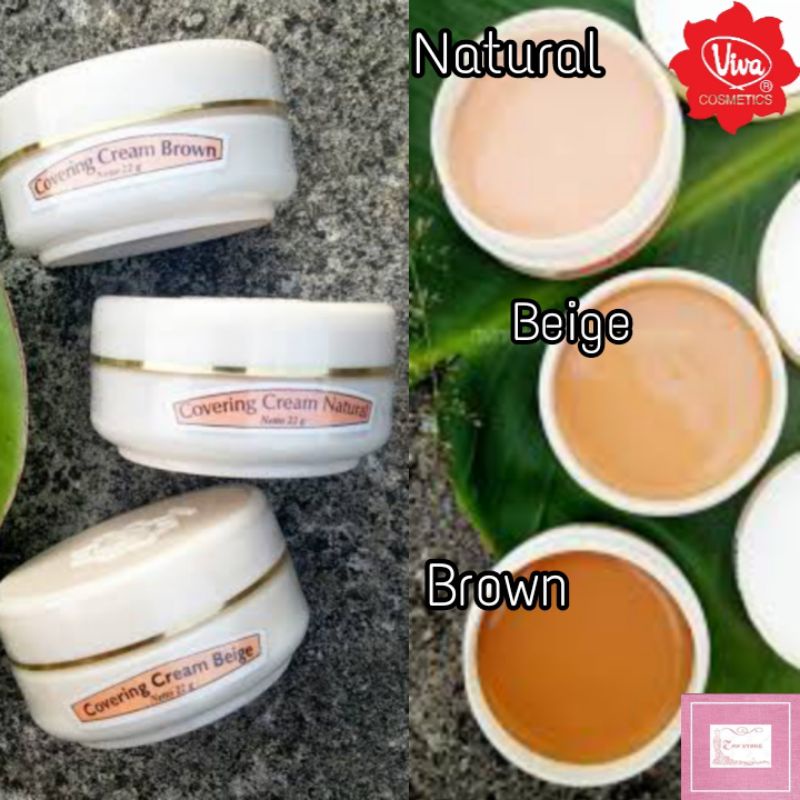 Jual Viva Covering Cream - Alas Bedak Covering Warna Natural | Shopee ...