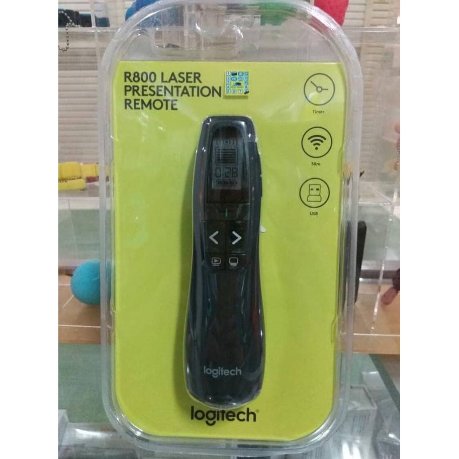 Jual Logitech wireless Presenter/laser pointer R800 garansi resmi ...