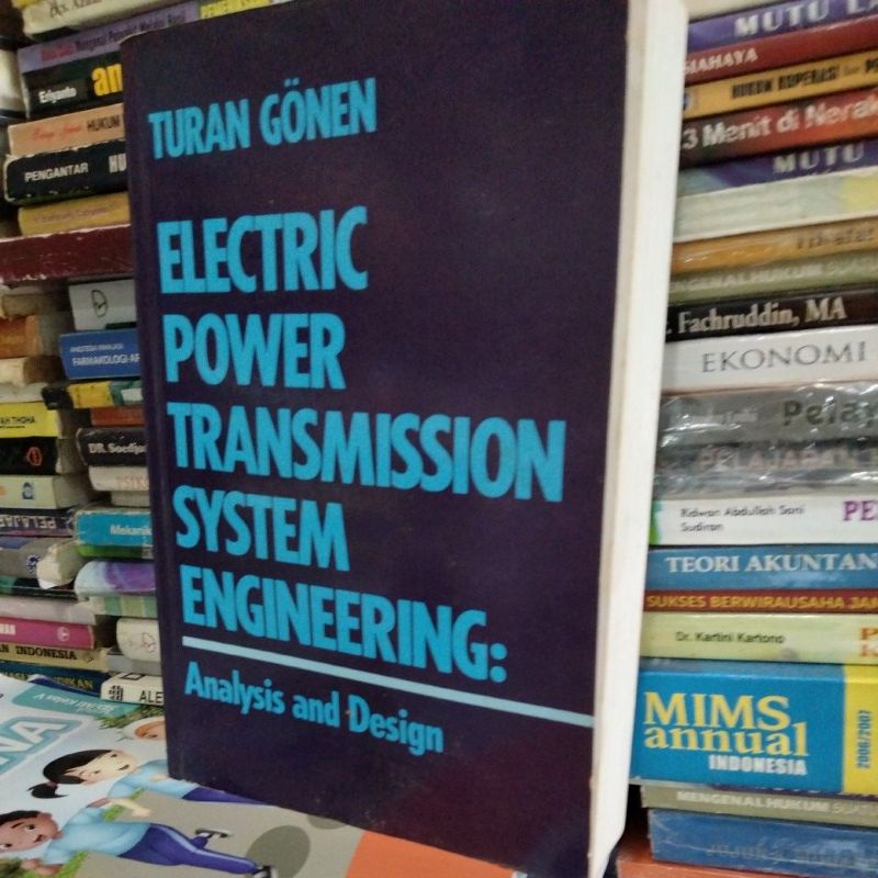 Jual BUKU TEHNIK/ELECTRICAL POWER TRANSMISI ON SYSTEM ENGINEERING ...