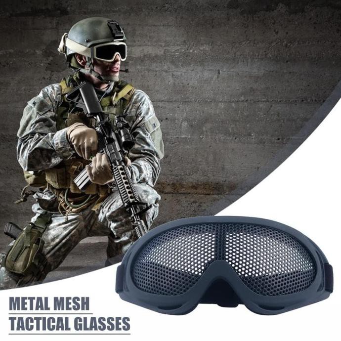 Jual Produk Terbaik] Kacamata Jaring Pelindung Mata - Tactical Safety ...