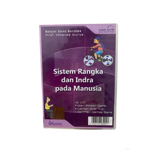 Jual Sistem Rangka dan Indra Pada Manusia - CD Edukasi IPA SD Yohanes ...