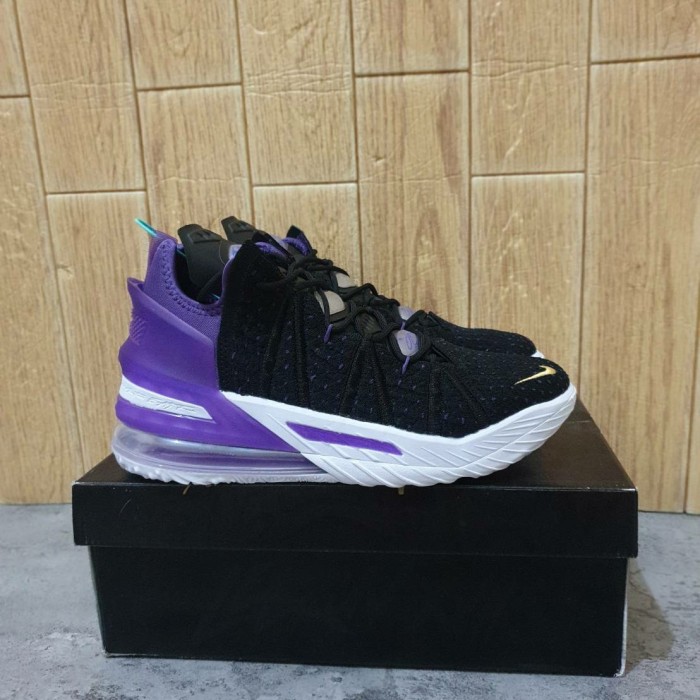 Jual PUSAT SEPATU BASKET NIKE LEBRON 18 LAKERS LEBRON XVIII LAKERS ...
