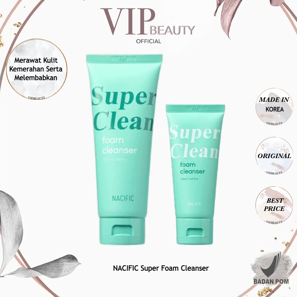 Jual NACIFIC Super Clean Foam Cleanser 100ml | Shopee Indonesia