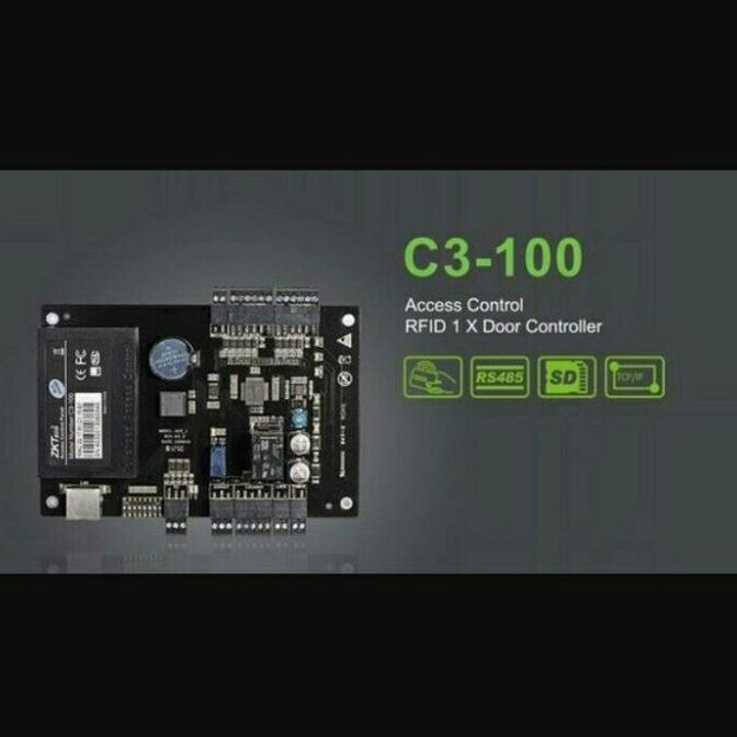 Jual Akses Kontrol 1 Door Access Control Controller Panel Zkteco C3-100 ...