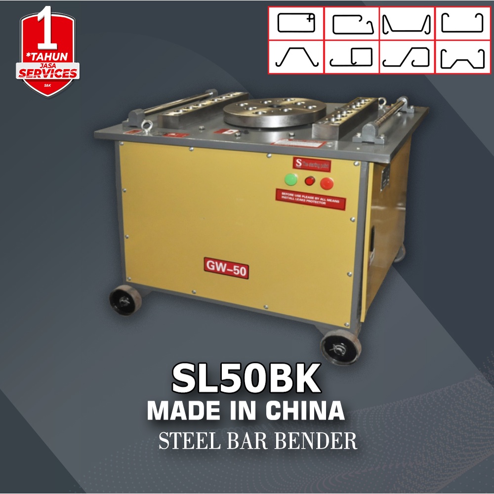 Jual Mesin Bending Pembengkok Besi Beton Behel 50mm Steel Bar Bender ...
