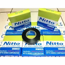Jual Isolasi/Lakban/Solatip Listrik Nitto 3/4 inch x 25 m Promo /Isolasi Listrik Hitam Nitto PVC ...