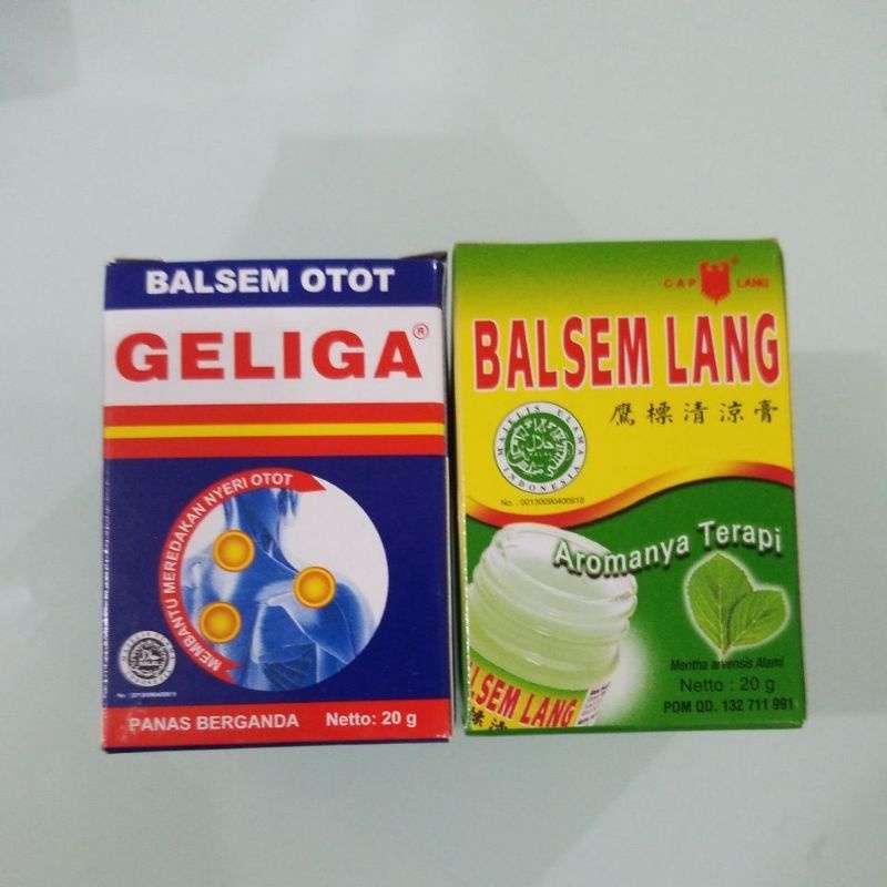 Jual Balsem Otot Geliga 20gr/ Balsem Lang 20gr | Shopee Indonesia
