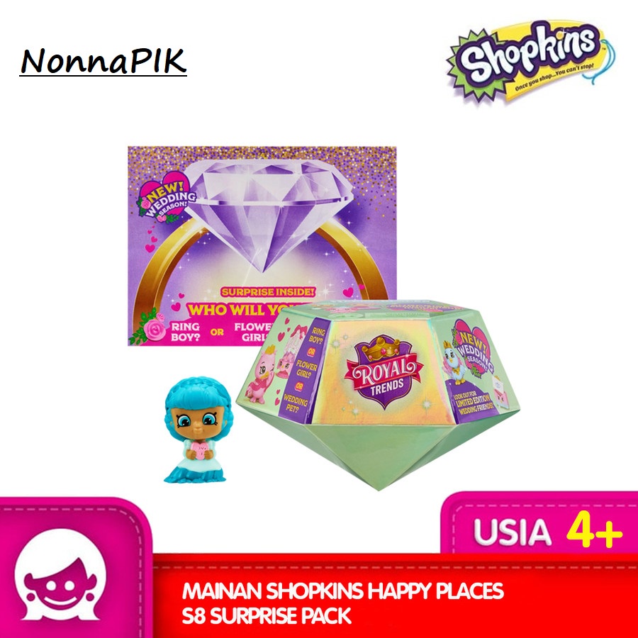 Jual Shopkins Happy Places Royal Trends Wedding Blind Box Bag ORI ...