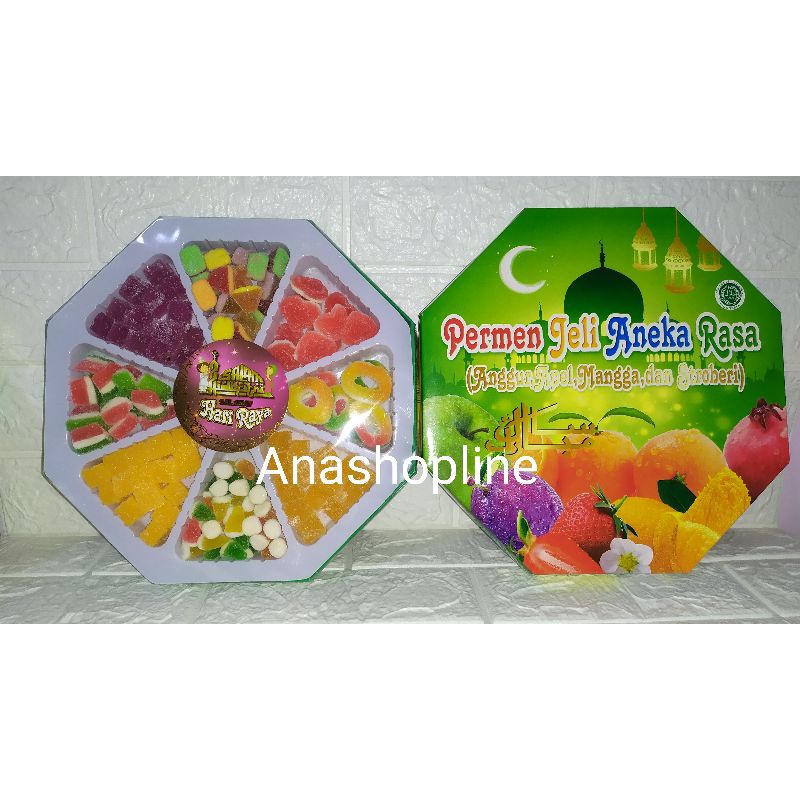 Jual Permen Jelly Aneka Rasa / Idul Fitri / Segi 8 | Shopee Indonesia